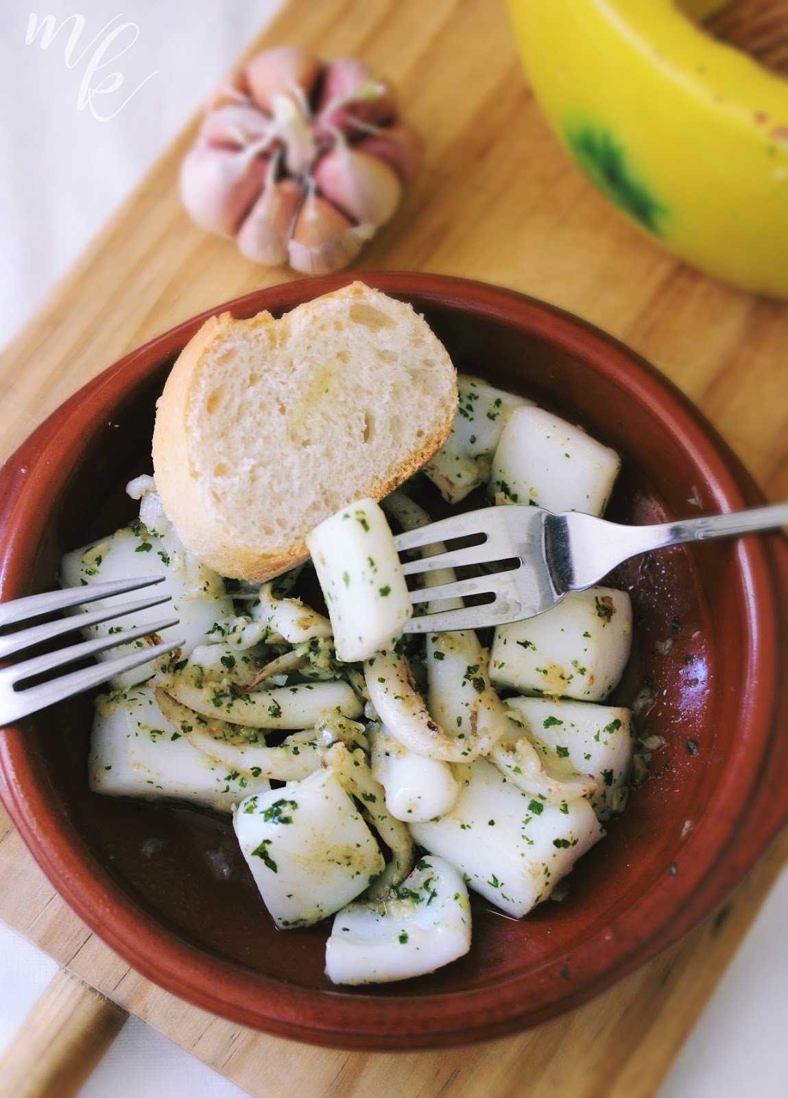 Sepia al Ajillo. - Mabel's Kitchen