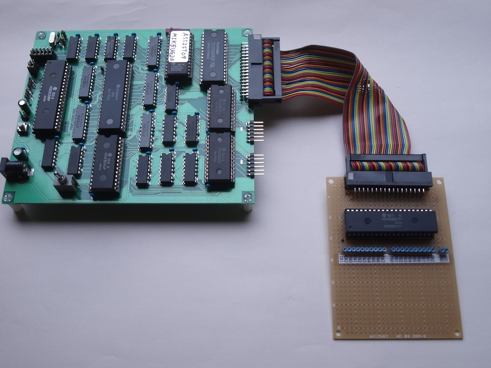 6809 / 6800とFLEX: 6809/6802両用基板が完成しました