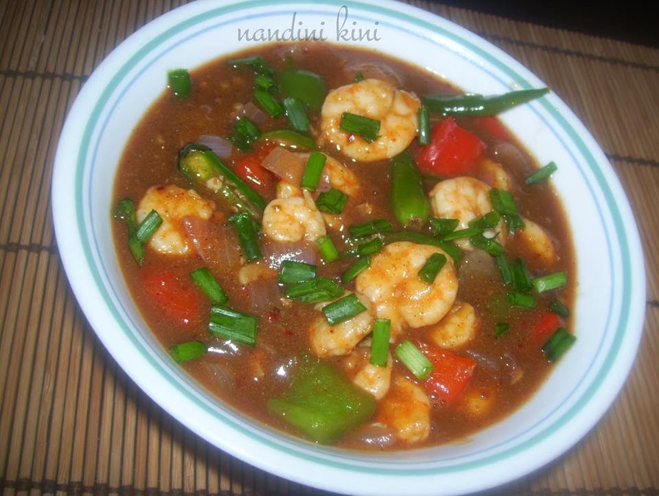 Chilli Garlic Prawns