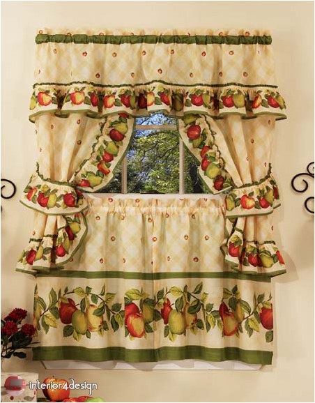 Elegant Kitchen Curtains - Modern & Stylish Kitchen Window Treatments ...