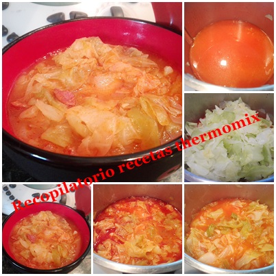 Recopilatorio de recetas thermomix: Potaje de repollo con chorizo thermomix