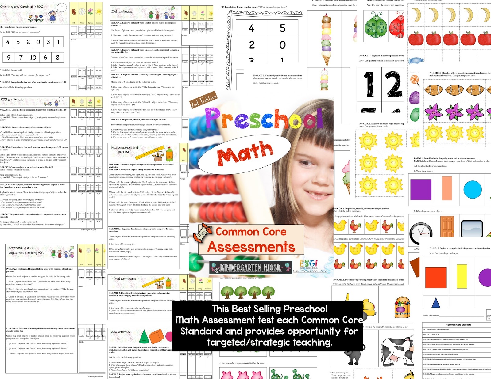 Kindergarten Kiosk: Kindergarten And Preschool Math and Language Arts ...