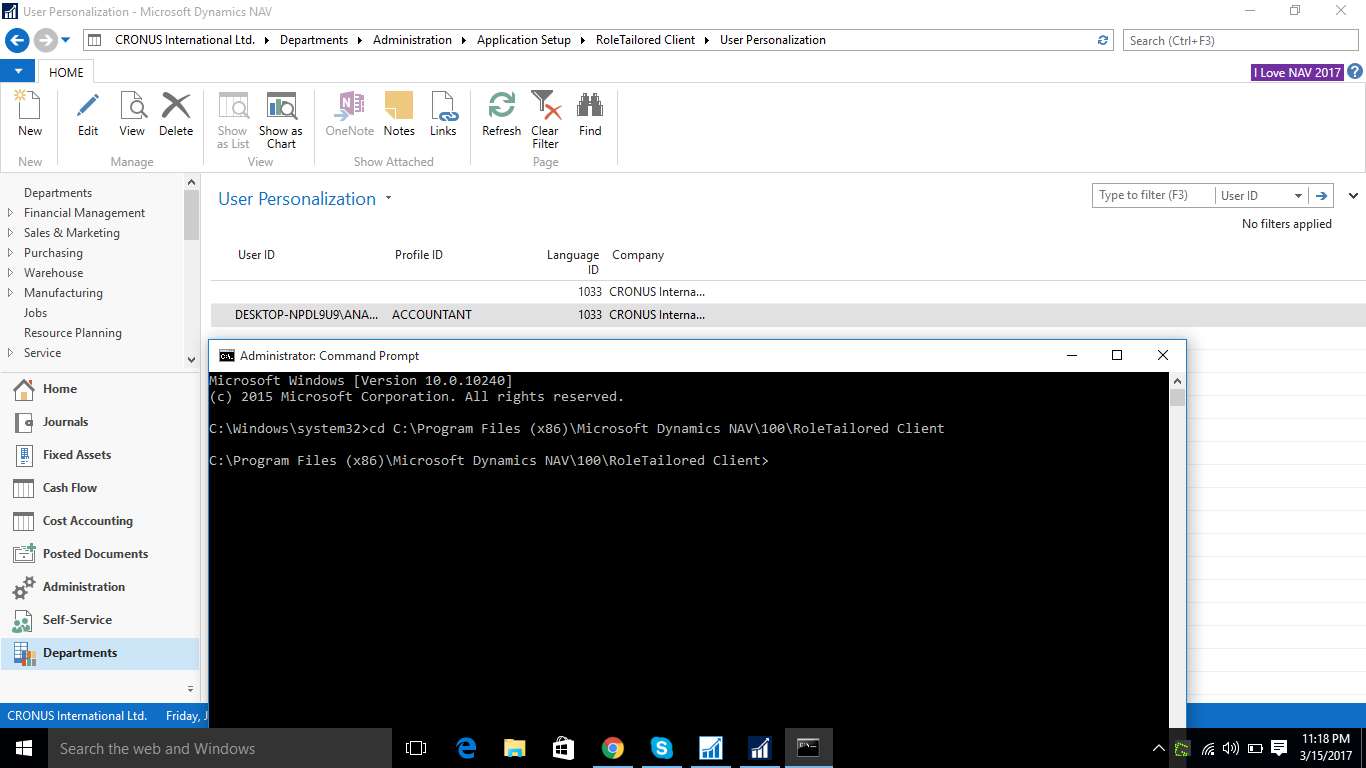 MS Dynamics 365 Business Central : How to configure a Role Center in ...