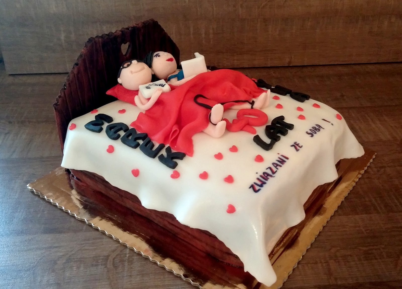 Świat słodkiej stokrotki: Tort na 40-stą rocznicę ślubu - 40 lat ...