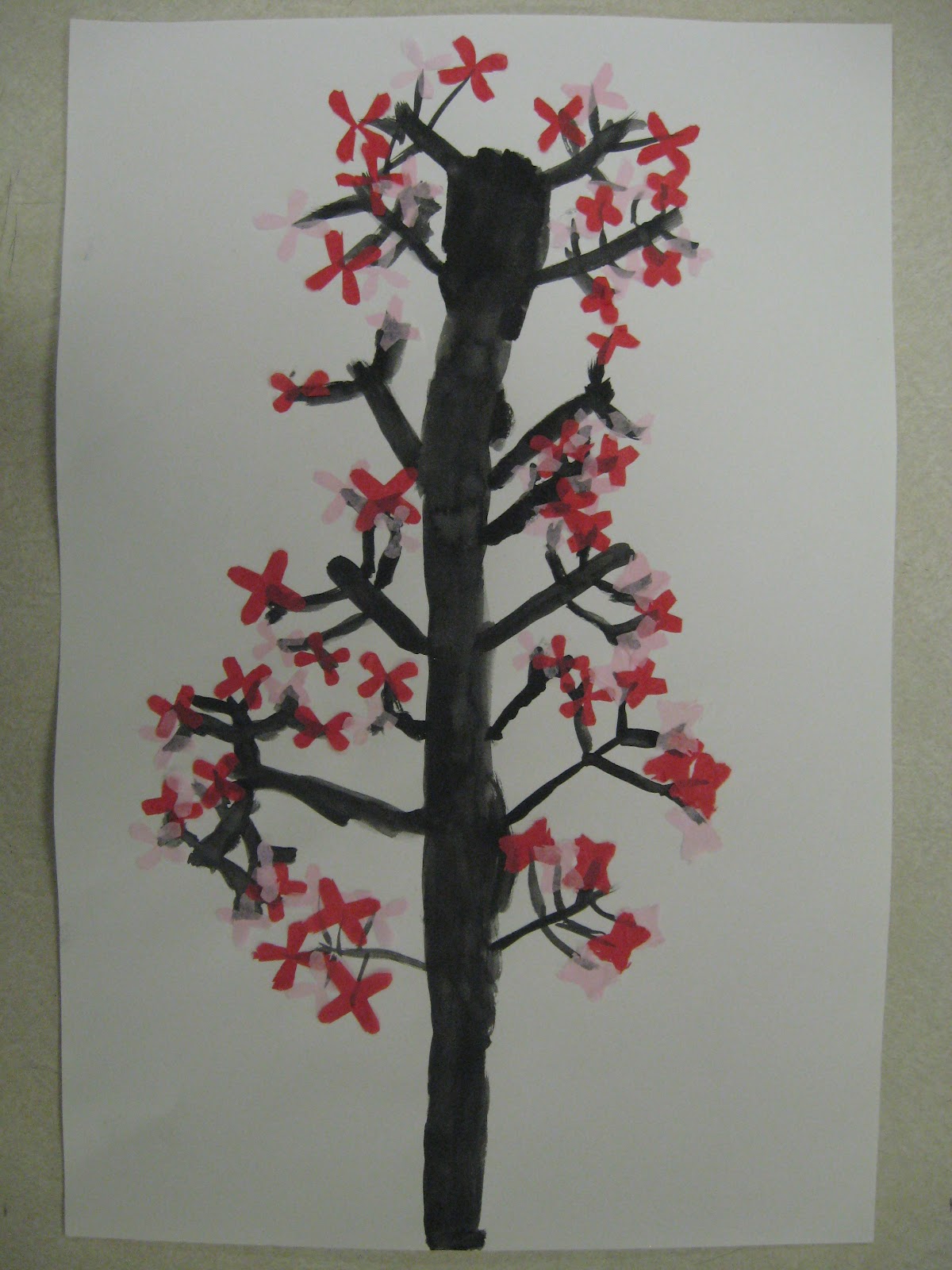 Miss Young's Art Room: 3rd Grade Cherry Blossom Trees