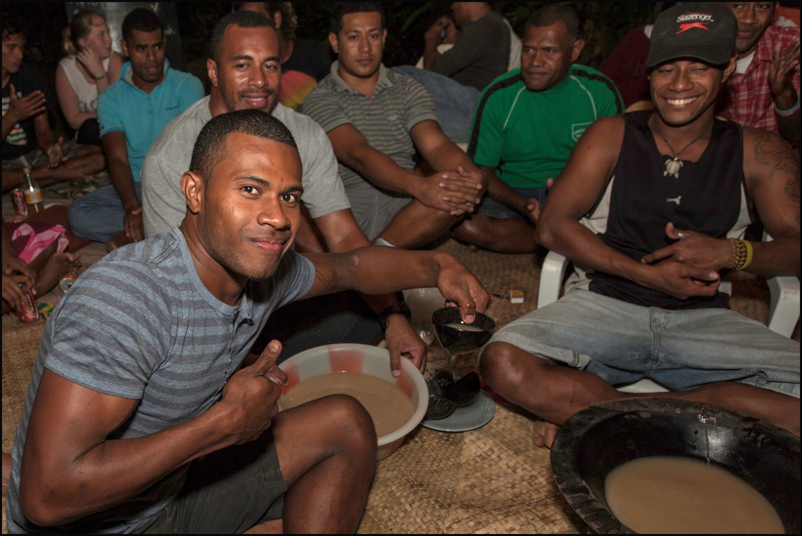 Bamboo Backpackers, Nadi, The Fiji Islands: Kava ceremonies with the ...