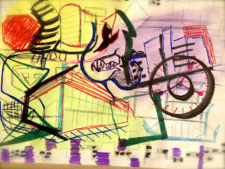 art @ the heart: Grade 11 "Graffiti" Drawings