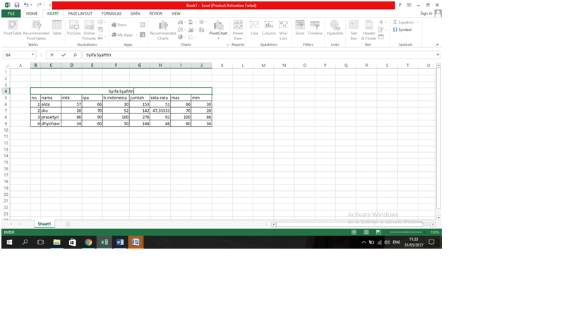rumus microsoft excel