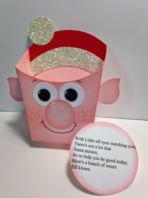 My Creative Corner!: Elf Kisses Fry Box Version Weekend Project