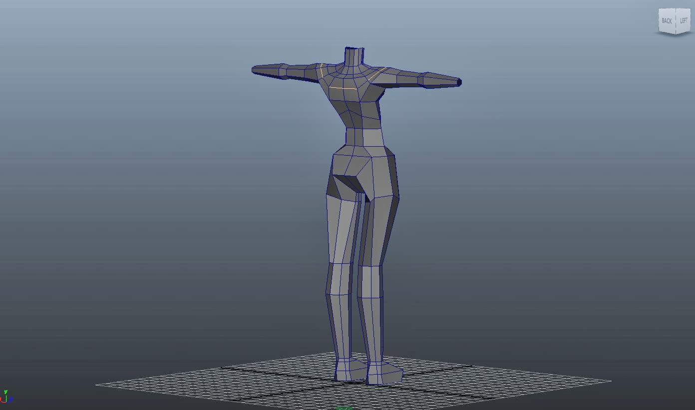 Animation Blog: [YEAR 2] Basic Maya First Body Attempt