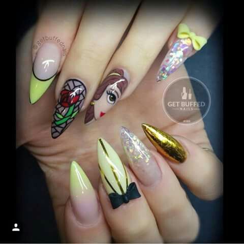 Beauty & The Beast Inspired Nail Art Ideas You Must Try!