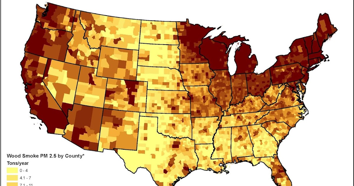Heated Up!: Mapping wood heating and wood smoke in the United States