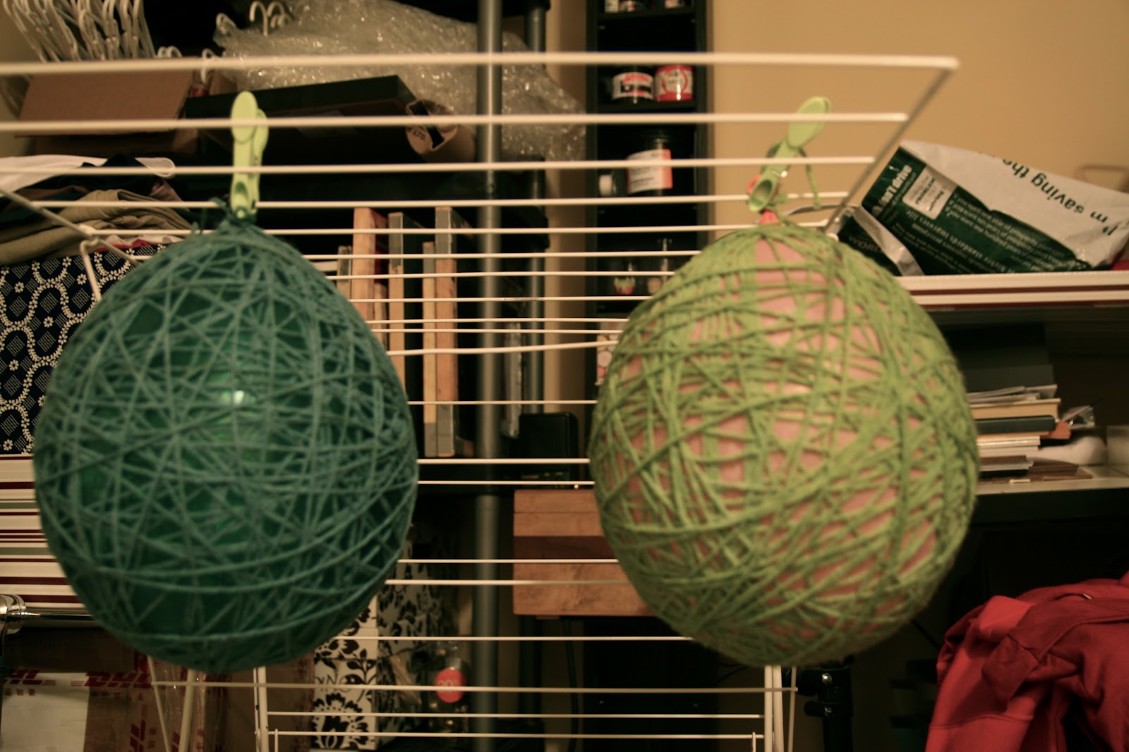 More Like June: Yarn Balloon Decorations Tutorial