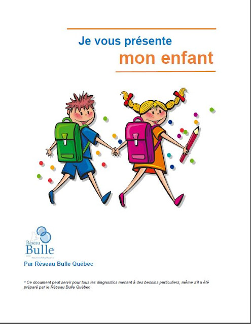 Réseau Bulle Québec: Je vous présente mon enfant