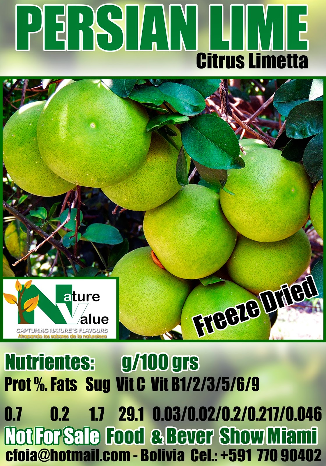 Lima | Nature Value Bolivia