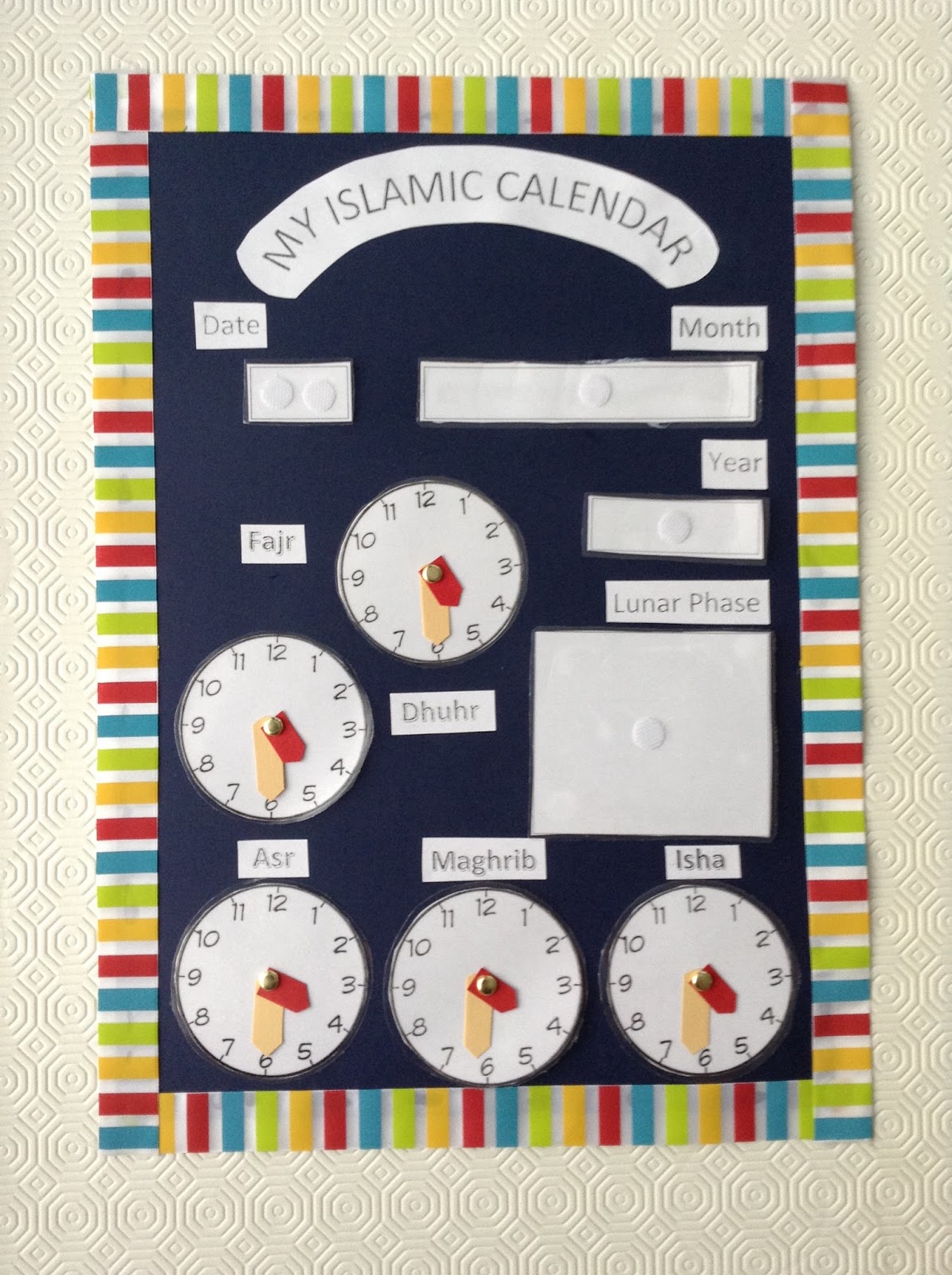Islamic Calendar for Children - Muslim Homeschooling Resources