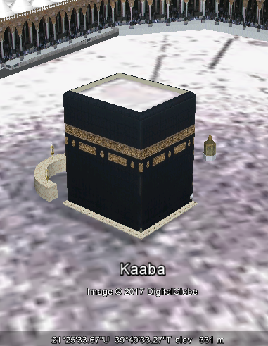 Examples for Qibla Calculation in Indonesia | Islamicastro