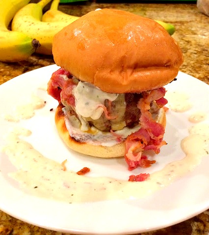 Hawaiian Surprise Burger - Lou Lou Girls