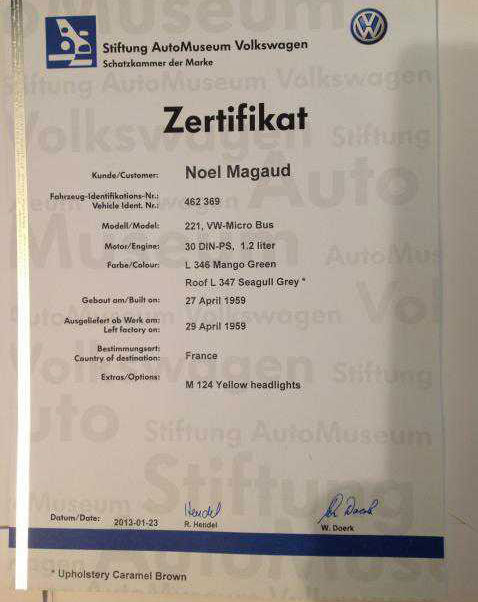 1959 VW Bus Mango Green | VW Bus For Sale