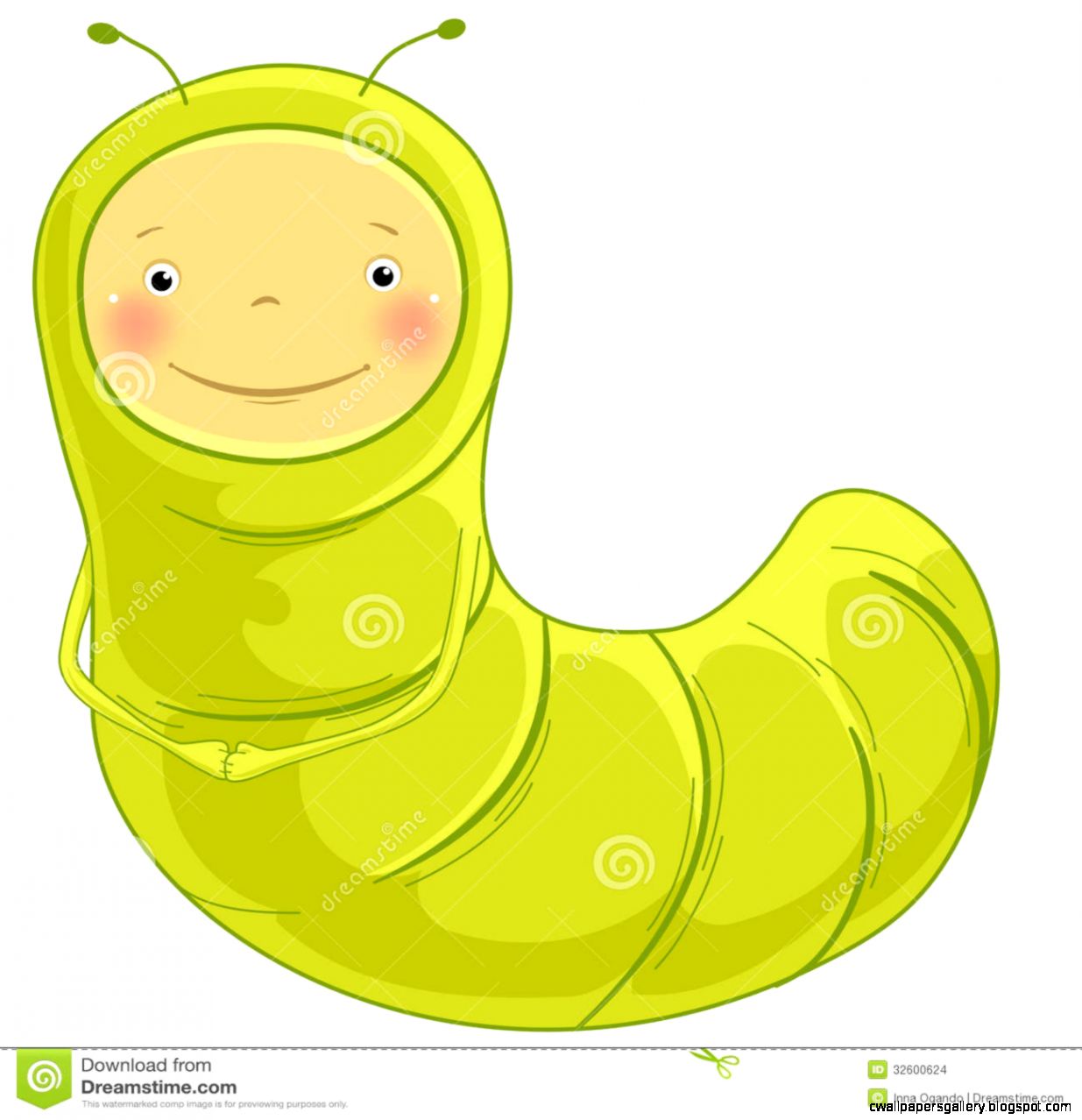 Cute Inchworm Clipart | Wallpapers Gallery