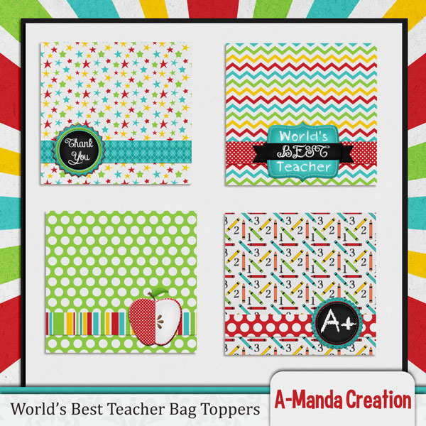 A-Manda Creation: Teacher Appreciation Printable Gift ideas Bag Toppers