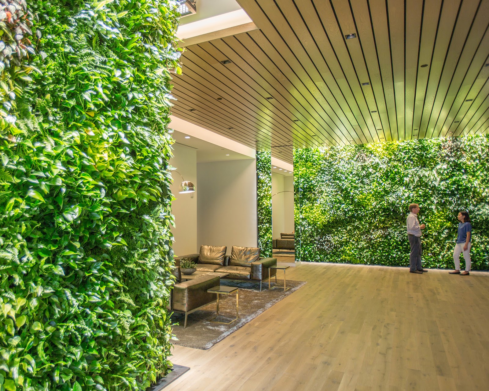 What are green walls?