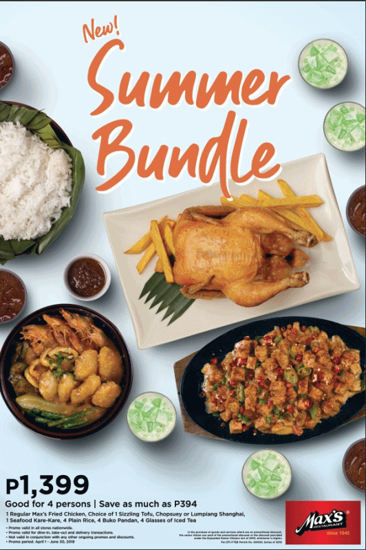 Get a taste of Max's Restaurant comfort food offerings for the Summer ...