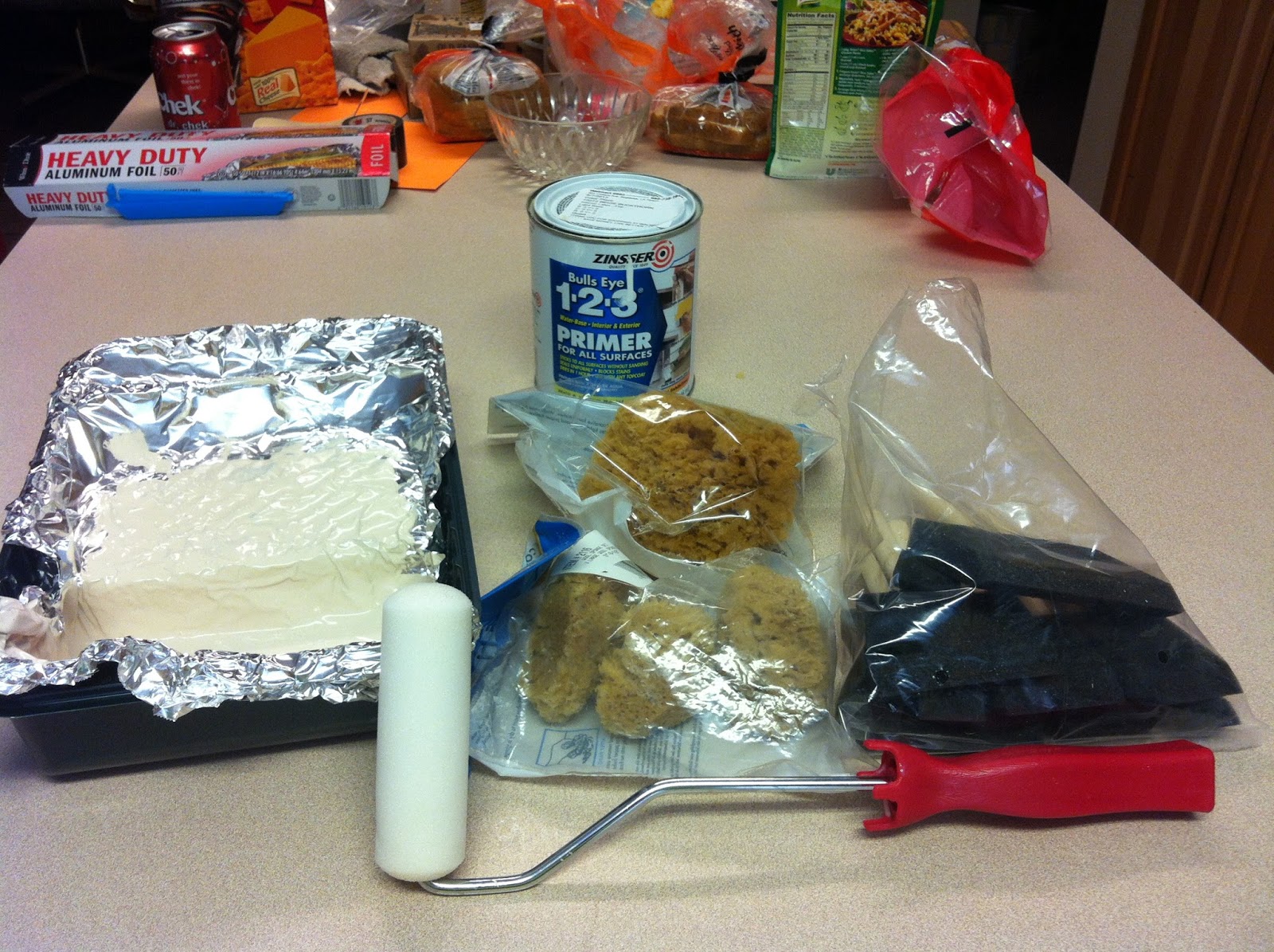 DIY Fun: How to create "faux granite" countertops!