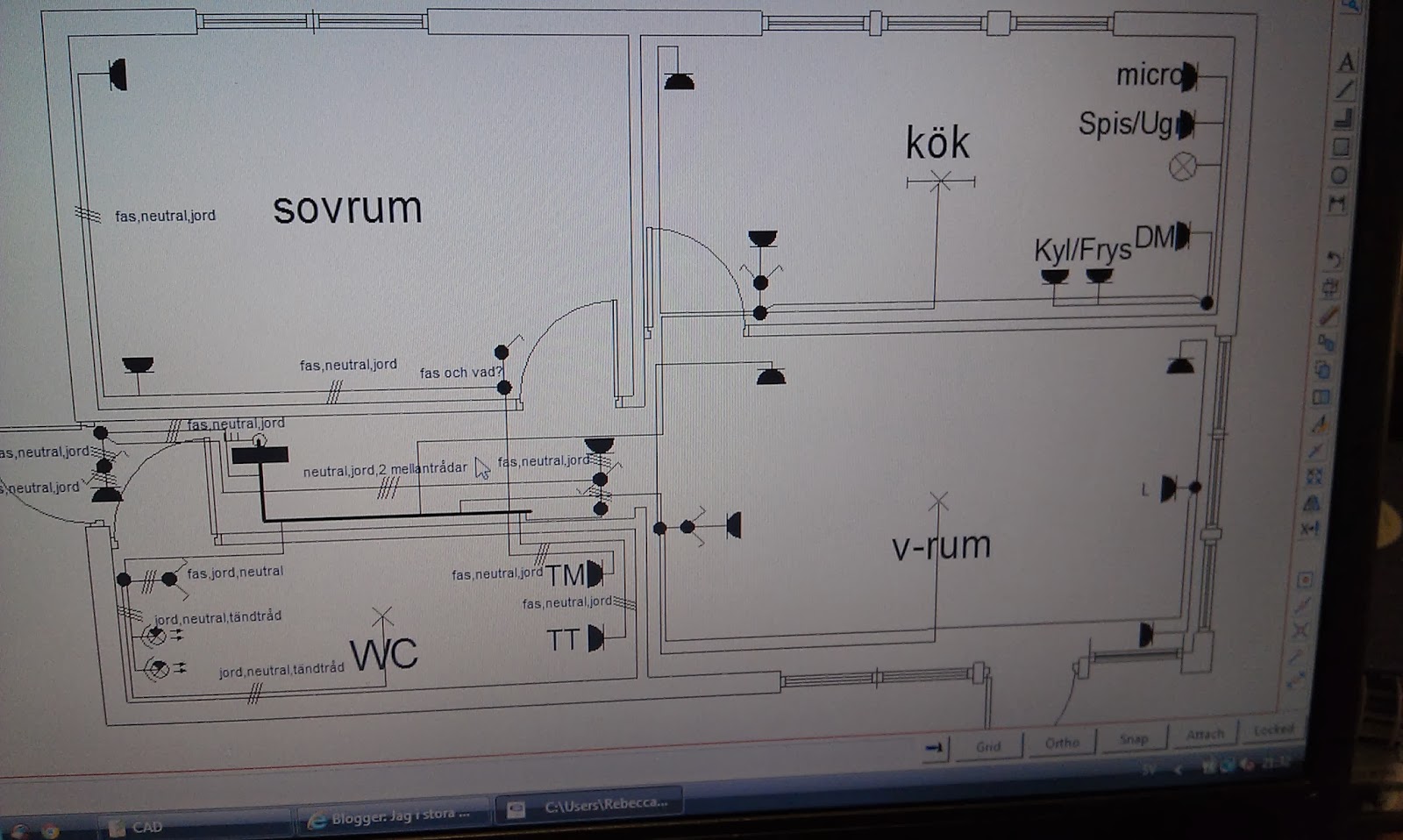 Jag i stora världen: Elritning i CAD