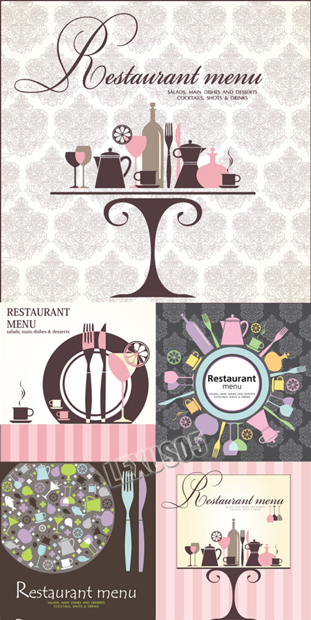 Quality Graphic Resources: Restaurant Menu Cover Designs 14
