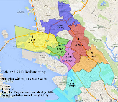 Oakland Redistricting: MAPS & DATA