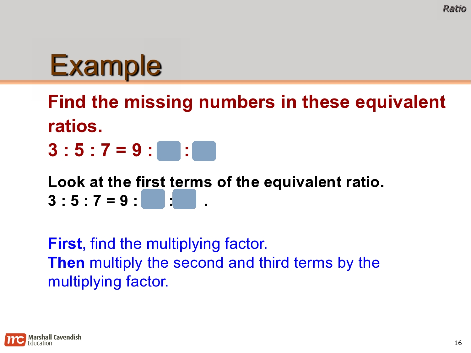 EDP 2013 Primary 6 Fabulous: Math Revision Notes: Ratio