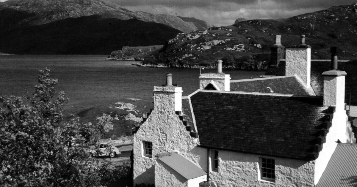 Tour Scotland: Old Photograph Hotel Kylesku Sutherland Scotland