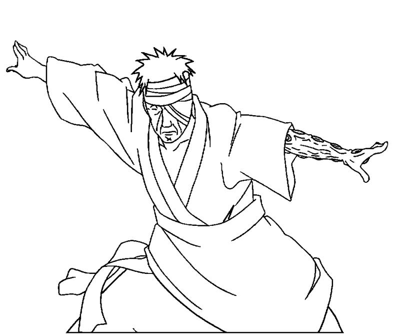 Danzo Shimura 5 Coloring | Crafty Teenager