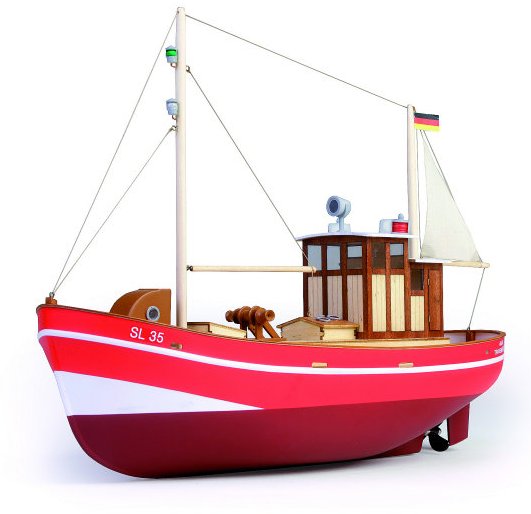 Hobbyshop: Mein erster RC Schiff Bausatz, Graupner Anja