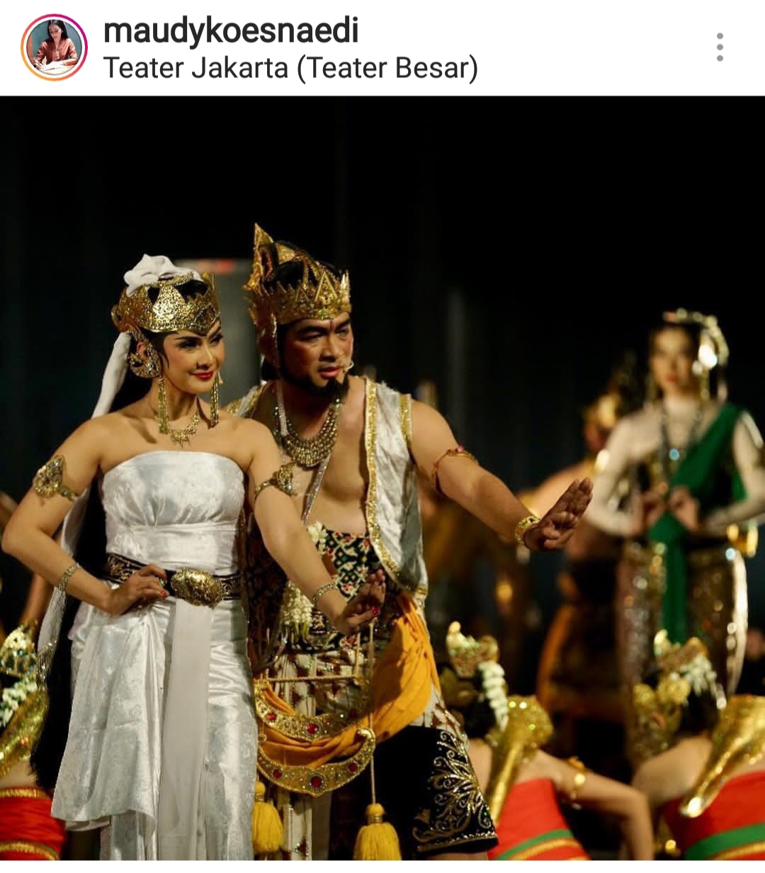 travelplusindonesia: Jadi Dewi Amba, Maudy Koesnaedi Dihujani Pujian