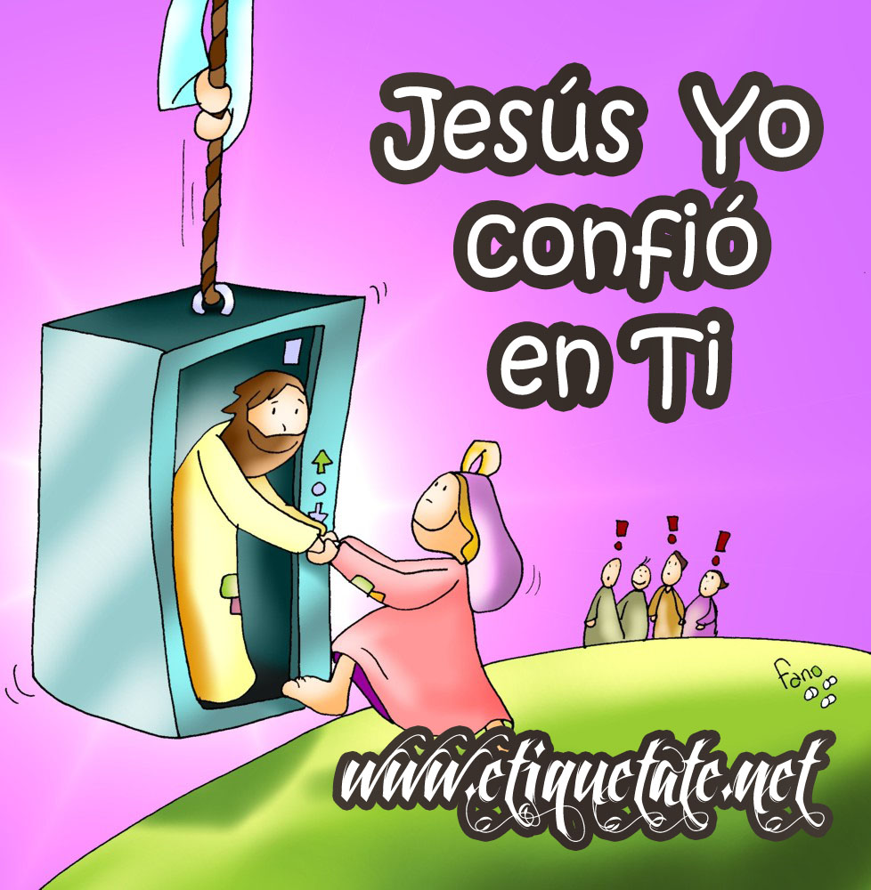 Jesús Yo confió en Ti - Imágenes para compartir en Twitter