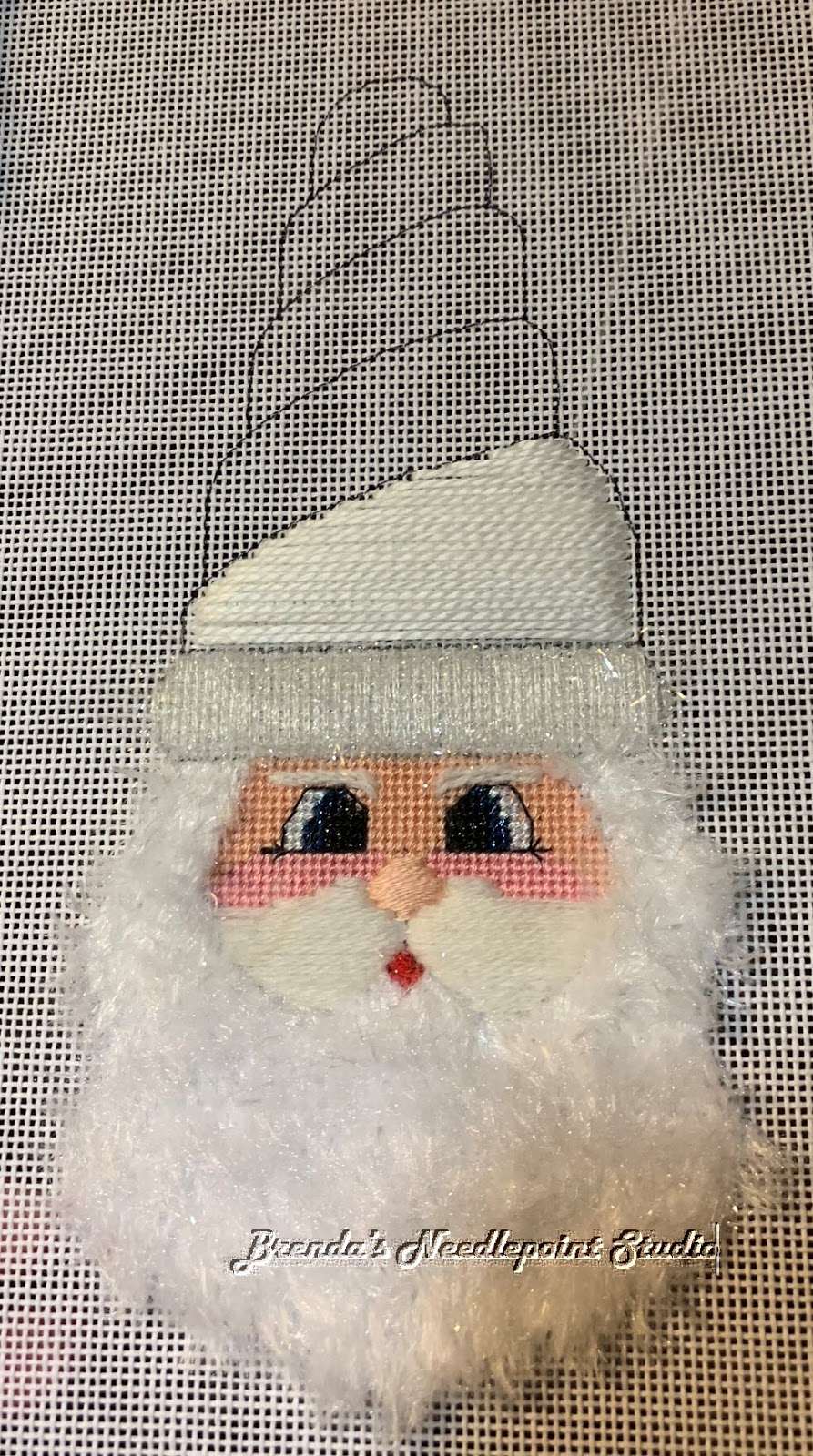 Brenda's Needlepoint Studio: Candy Swirl Santa by Janet Zickler Casey ...