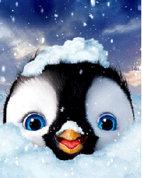 Animowane Gify Zima Mireczki: Animowane gify i obrazki zwierzęta zimą