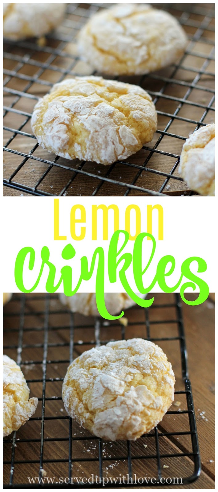 Lemon Crinkles | Served Up With Love