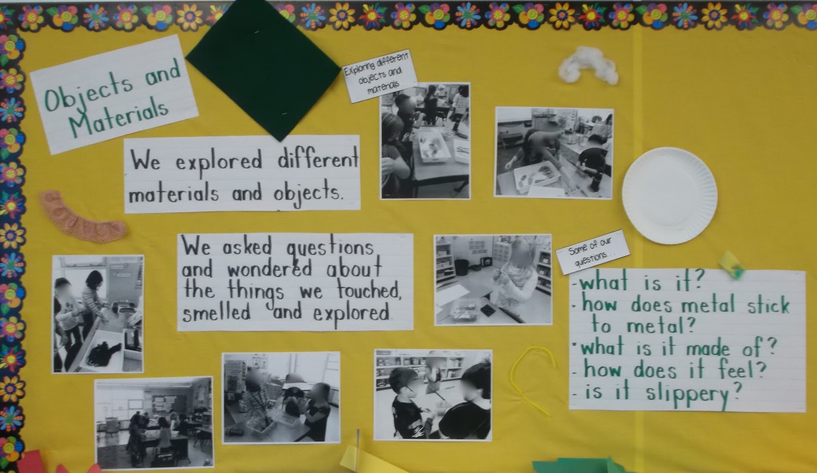 Mrs. vanRees' Grade One Learners: Objects and Materials Inquiry