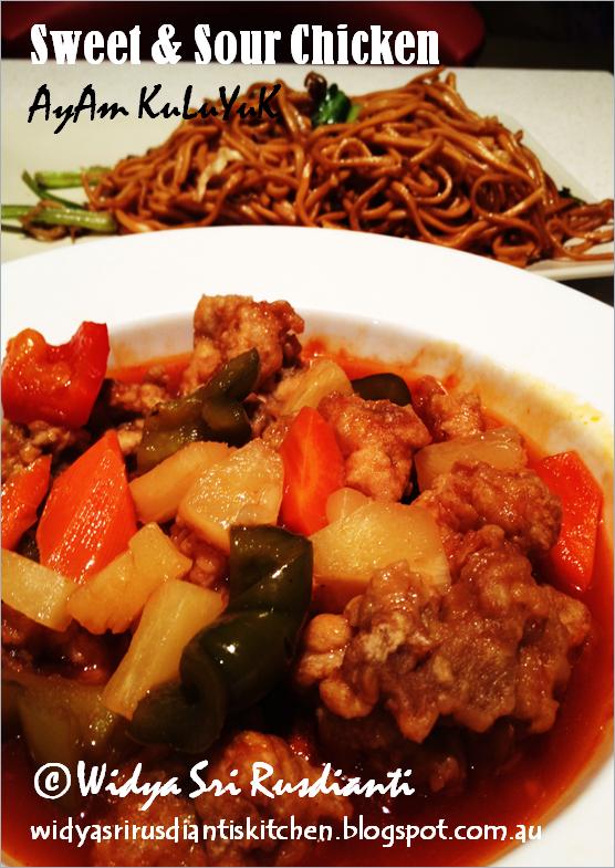 Widya Sri Rusdianti's Kitchen: SWEET AND SOUR CHICKEN (AYAM KULUYUK)