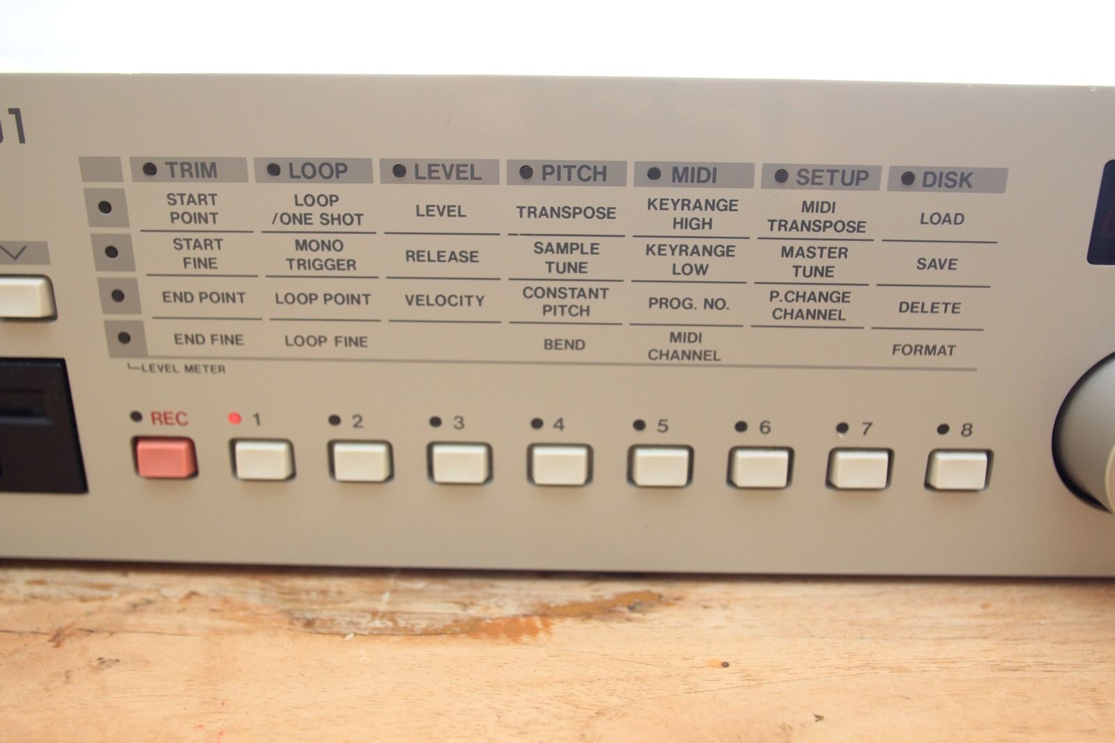 MATRIXSYNTH: AKAI S01 Digital Sampler SN 29355-00474