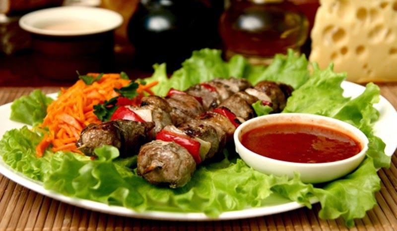 Fish shashlik recipe