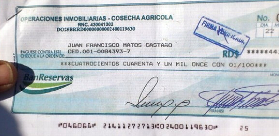 Estafa: Funcionario cobra más de cien cheques sin fondos : DESDE LA ...
