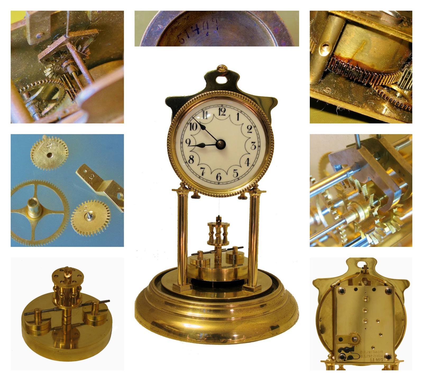 Adrian's Antique Torsion Clocks: January 2016