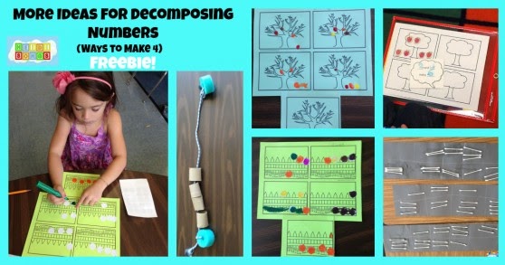 More Ideas for Decomposing Numbers (Freebies!)