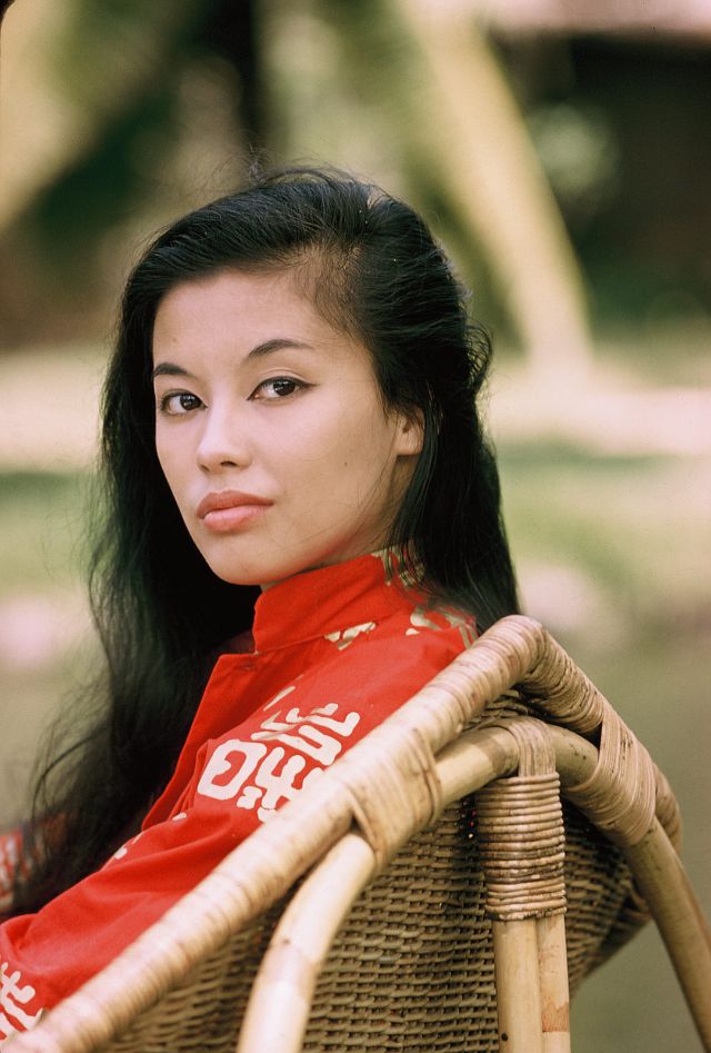 Beautiful Found Slides of France Nuyen Taken by Don Ornitz Around 1957 ...