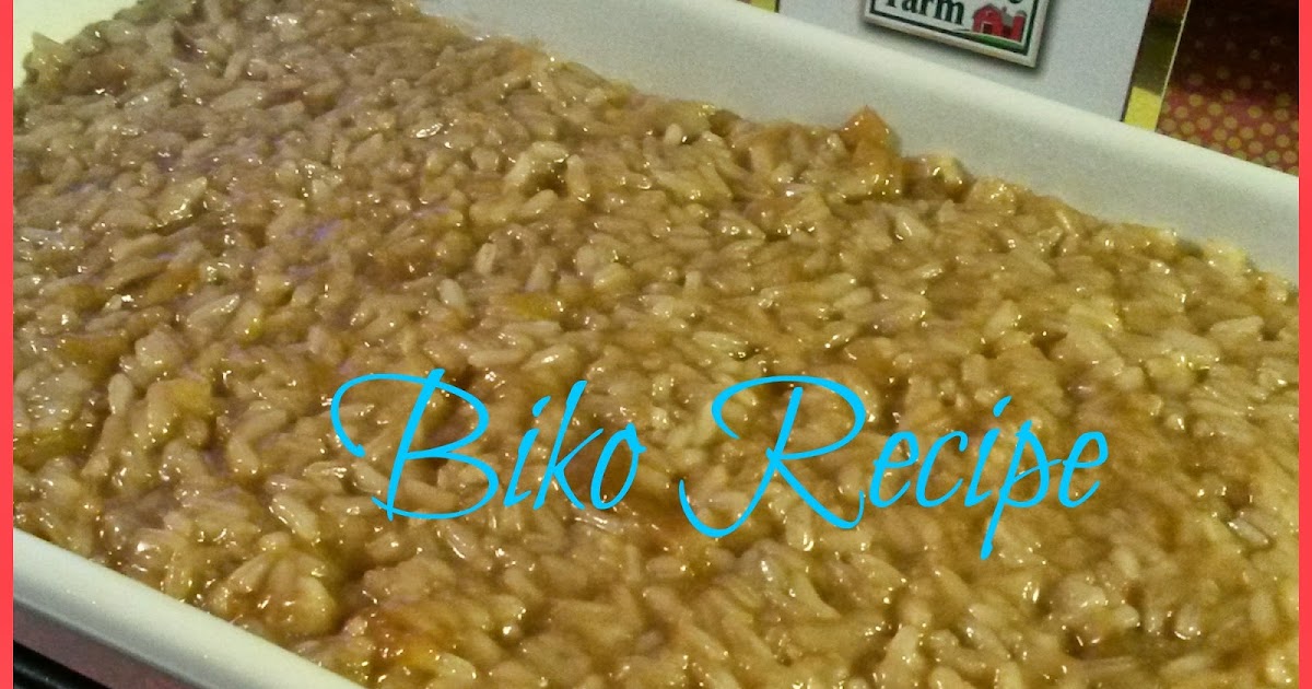 The Sweet Cuisinera: Biko Recipe