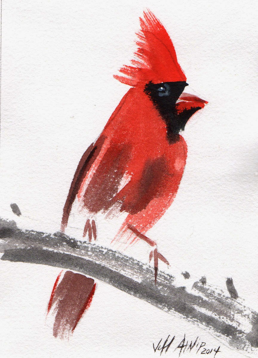Jeff Atnip's Art: Redbird